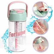 Flamenco Mystique Láhev na vodu s košíkem a brčkem 800 ML Fortune BD35