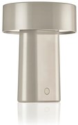 Šedobéžová plastová LED stolní lampa (výška 18 cm) Oblong – Zone