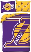 Oboustranné ložní povlečení z mikrovlákna NBA - Los Angeles Lakers - 70x90 cm + 140x200 cm