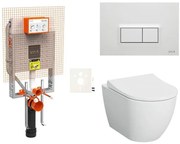Cenově zvýhodněný závěsný WC set VitrA k zazdění + WC VitrA Nuo SIKOVIZNUO600