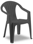 Zahradní židle Ratak z grafitu