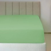 Polášek Jersey prostěradlo s elastanem - Světle zelená | 90 x 200 cm