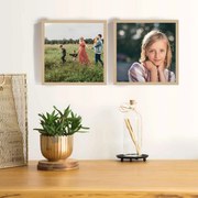 Personalizovaný magický fotoobraz v rámu - 2x čtverec 20x20 - fotografie