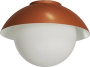 OS LUK60510 LUKIDA 2 stropní/nástěnné skleněné svítidlo terakota / bílá IP65 4000 K 20W LED - OSMONT