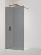 Sprchová zástěna SAT Walk-in 80 cm broušený rose gold SATBWI80KSPRRG