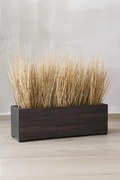 Dřevěný truhlík KAJIX, dřevo, šířka 61 cm, tmavě hnědý