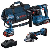 Bosch - 7dílná sada AKU nářadí, baterií a nabíječky 0615A5007L