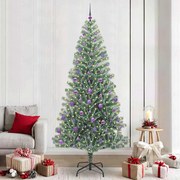 Umělý vánoční stromeček se sněhem a LED osvětlením 240 cm 3396839