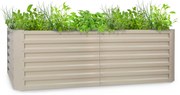 Blumfeldt High Grow Straight, vyvýšený záhon, 200 x 60 x 100 cm, 1200 l, ocel