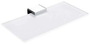 Nimco Kibo - Polička, délka 20 cm, matné sklo/chrom Ki 14091B-1U-20-26