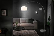 Designová stojanová lampa Arch bílá