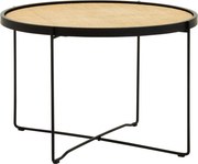 Ratanový kulatý konferenční stolek v přírodní barvě ø 60 cm Depok – Premier Housewares