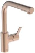 Ideal Standard Gusto - Dřezová baterie s výsuvnou sprškou, Sunset Rose BD420J4