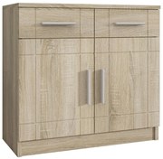 Komoda Paris 2F2S | 69 cm | sonoma/sonoma MDF