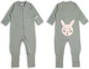 Moniel Dětský rostoucí overal Králík Dots mintová Velikost: 92/98 cm