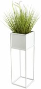 Květinový stojan Willa 70 cm bílý