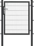 Floraworld Jednokřídlá branka Premium dvojitá výplň antracitová 120 x 140 cm