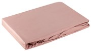 MAKOSATENOVÉ PROSTĚRADLO NOVA S GUMIČKOU 200X220 CM, VÝŠKA 30 CM PÚDROVĚ RŮŽOVÁ