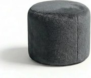 Sablio Taburet Circle SOFTY - Graphite - 38x48 cm