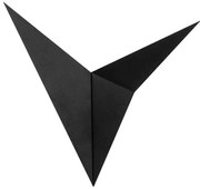 Černé nástěnné svítidlo Bird – Opviq lights