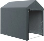Outsunny Garážový Stan pro 2 Kola, Voděodolný Stan s Ochranným Krytem proti Prachu, Stan pro Výbavu, Plechová Kůlna na Kola pro Venkovní Terasu, 120x1