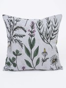 MK Lůžkoviny Krepový povlak na polštář Renforcé 40 x 40 cm - Herbář šedý