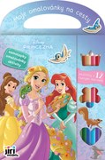 JIRI MODELS Moje omalovánky na cesty Princezny s pastelkami a samolepkami 7