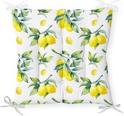 Podsedák s příměsí bavlny Minimalist Cushion Covers Lemons, 40 x 40 cm