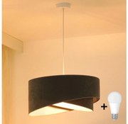 Brilagi - LED Lustr na lanku LYRA 1xE27/15W/230V šedá/bílá