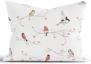 MK Lůžkoviny Bavlněný povlak na polštář Renforcé 70 x 90 cm - Ptáčci