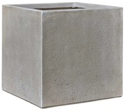 Antwerp Square Planter Grey Brown V 37 cm / D 37 cm