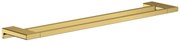 Hansgrohe AddStoris - Držák ručníků dvojitý, délka 65 cm, leštěný vzhled zlata 41743990