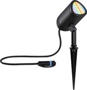 P 94849 Plug & Shine LED bodové zahradní světlo Smart Home Zigbee Shira IP65 RGBW+ 6,5W antracit - PAULMANN