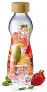 SIMAX PURE SKLENĚNÁ LÁHEV 500ML BAMBUSOVÉ VÍKO