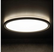 Kanlux 31503 - LED Koup. str. svítidlo AZPO LED/18,5W/230V pr. 29 cm IP54 černá