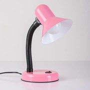 Stolní lampa Mentor, 1x růžové stínítko, p