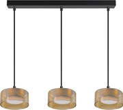 Brilagi - LED Lustr na lanku AURA LUX 3xGX53/30W/230V černá/zlatá