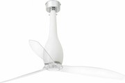FARO 32001 ETERFAN, bílá/transparentní, stropní ventilátor s DC motorem - FARO