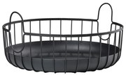 Drátěný kovový košík ø 38x18 cm Inu – Zone