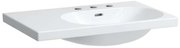 Laufen Lua - Umyvadlo nábytkové 75x46 cm, s přepadem, 3 otvory pro baterii, bílá H8170850001081