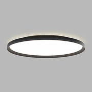 LED2 1275053DT Moon, stropní svítidlo, 88W LED 3000/4000K stmívatelné TRIAC, černá, Ø80cm
