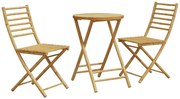 3dílný bistro set bambus 3278536
