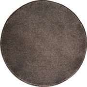 Vopi, Kusový koberec Laguna LUX čokoláda kruh, 57x57 (průměr) kruh, hnědá, ložnice