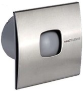 Sapho Cata Silentis - Koupelnový ventilátor 12 INOX axiální, 20 W, potrubí 120 mm, nerez 01080300