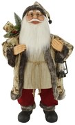 Dekorace Santa Claus Hnědý 80cm