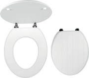 Novaservis - WC sedátko, MDF bílá, panty kov-chrom, WC/PROVENCE