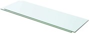 Policové desky 2 ks sklo čiré 60 x 15 cm 3051563