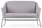 Dvojsedák Soft II XL, šedá / černá