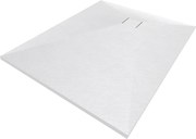 Gamma Erga Oldaf, SMC obdélníková sprchová vanička 100 x 80 cm, bílá matná, ERG-GMA-OL-80100