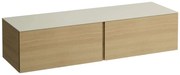 Laufen Il Bagno Alessi - Umyvadlová skříňka, 160x50x37 cm, 2 zásuvky, světlý dub H4313300972501